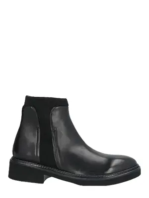 CALPIERRE Leather Chelsea Boots - Black