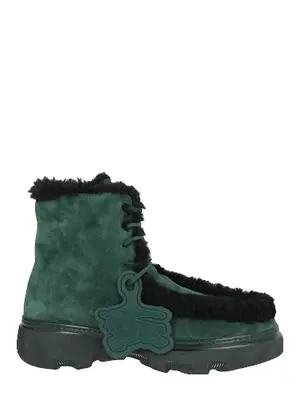 Burberry Padded Ankle Boots - Green