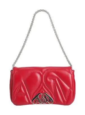 Alexander McQueen Leather Handbag Red
