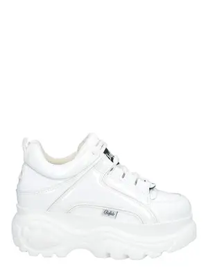 BUFFALO Chunky Calfskin Sneakers - White
