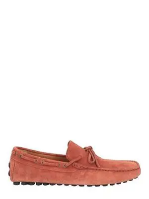 DOUCAL'S DOUCAL'S Leather Driving Loafers Red