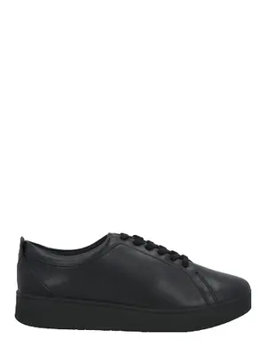 Fitflop Leather Low-top Sneakers - Black