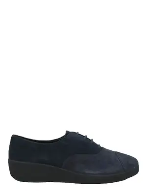 Fitflop Leather Lace-up Shoes - Navy