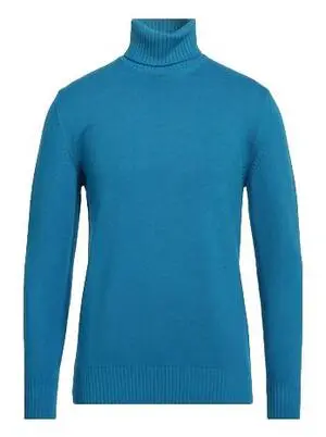 Altea Turtleneck Virgin Wool Sweater Blue