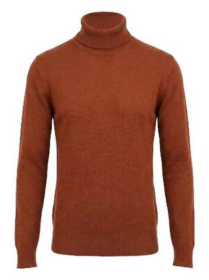 Altea Turtleneck Virgin Wool Sweater Red