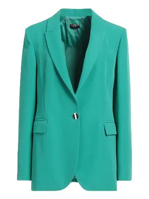 LIU •JO Single-breasted Blazer - Green