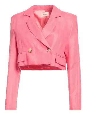 VICOLO Linen Blazer - Pink