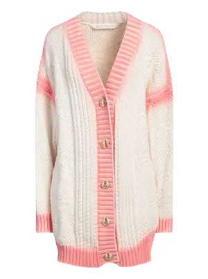 Palm Angels Knitted Cardigan - White