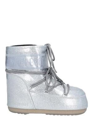 Moon Boot Ankle Boots Size Textile Fibers - Silver