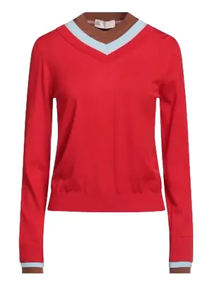 Tory Burch Sweater In Wool Blend - Red