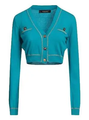 Versace Cardigan - Azure