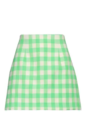 VICOLO Mini Flared Skirt - Green