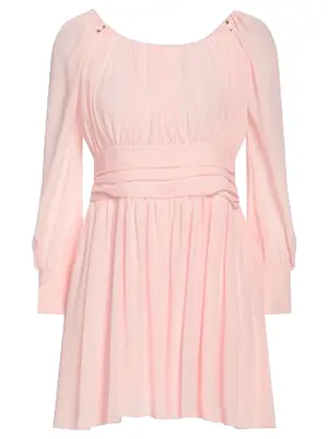 ANIYE BY Mini Flared Georgette Dress - Pink