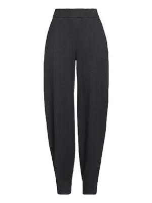 Emporio Armani High Waisted Tapered Trousers - Blue
