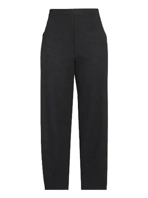 Emporio Armani Straight-leg Flannel Pants - Grey