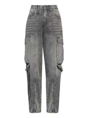 Sandro Cotton Cargo Jeans - Grey