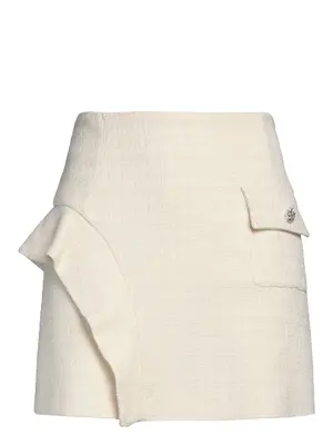Sandro Mini Tweed Pencil Skirt - White