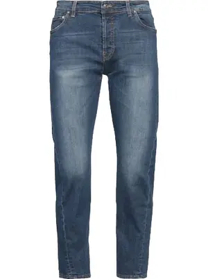 LIU •JO MAN Straight-leg Jeans With Five Pockets - Blue