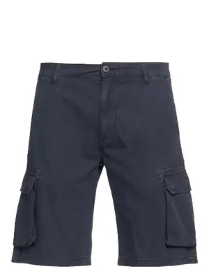 LIU •JO MAN Cotton Cargo Shorts - Blue