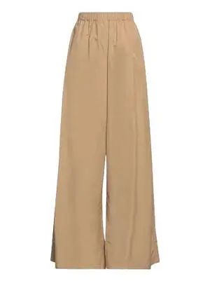 Max Mara MAX MARA Cotton Wide-Leg Pants Beige