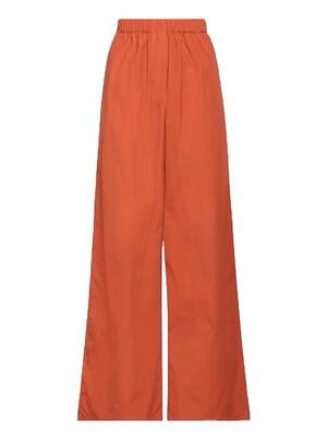 Max Mara MAX MARA Cotton Wide-Leg Pants Red