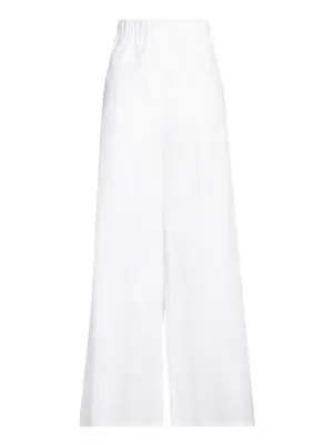 Max Mara Wide-leg Cotton Pants - White