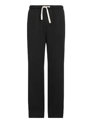 Palm Angels Wide-leg Casual Pants - Black