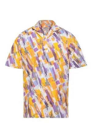 JAB POWER PUNCH Shirt Marigold Size Cotton - Yellow