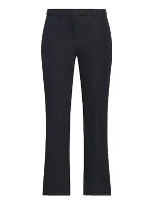 Max Mara S MAX MARA Bootcut Viscose And Cotton Blend Trousers Blue