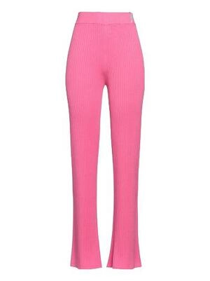 HINNOMINATE Flared Ribbed Knit Pants Fuchsia