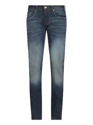 Armani Exchange Skinny Fit Jeans With Five-pocket Design - Blue