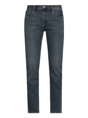 Armani Exchange Skinny Jeans With Logo - Blue