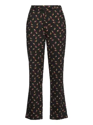 Etro Tapered Wool Blend Trousers - Black