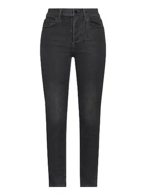 Armani Exchange Tapered Jeans With Brand Logo - Black
