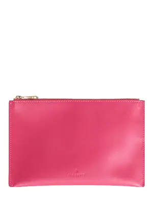 Il Bisonte Leather Pouch Magenta