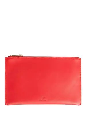 Il Bisonte Leather Pouch Red