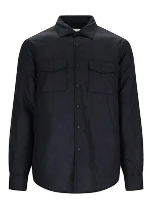 Aspesi Press-stud Fastening Shirt - Black