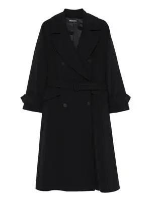 DRHOPE Belted Trench Coat