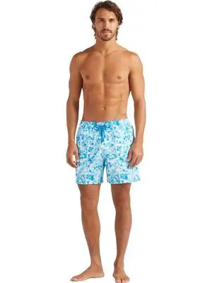 Vilebrequin Printed Swim Trunks - Blanc