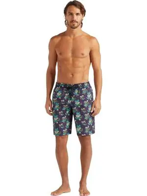 Vilebrequin Landscape Turtle Board Shorts - Minuit