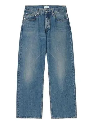 Sandro Faded Baggy Jeans - Blue