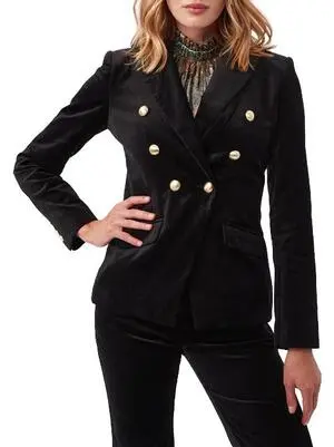 Trina Turk Trina Turk Midlands Velveteen Jacket Black