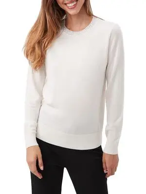 Trina Turk Laelia Crewneck - Winter White