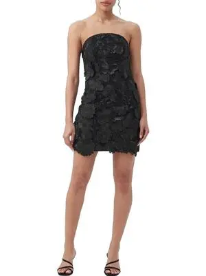 Trina Turk Jazelle Strapless Mini Dress - Black