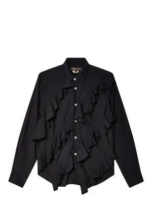 BLACK COMME DES GARÇONS Ruffle-Detailing Shirt
