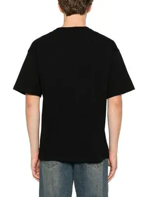 DIESEL® Crewneck Appliqué T-shirt - Black