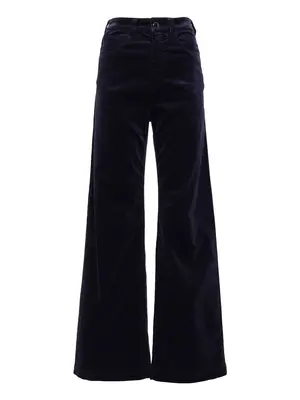 EMPORIO ARMANI Emporio Armani High-Rise Corduroy Palazzo Pants