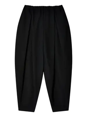 BLACK COMME DES GARÇONS Tapered-leg Trousers - Black
