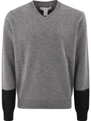 Comme Des Garçons Wool Sweater - Grey