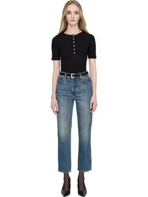 ANINE BING Alessia Tee Black